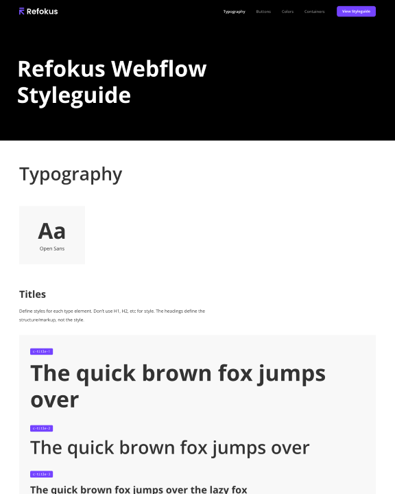Refokus + Webflow Integrations Tutorials